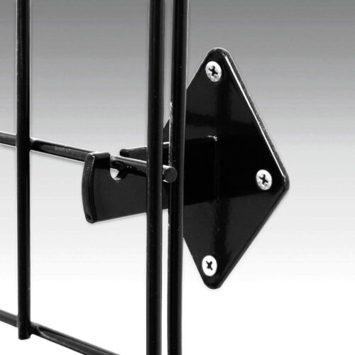 Gridwall Wall Mounting Bracket Black | Okanagan Bag & Box
