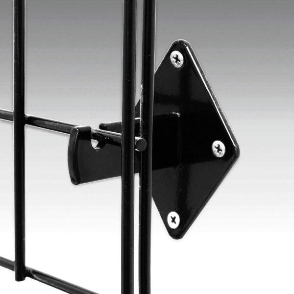 Gridwall Wall Mounting Bracket Black | Okanagan Bag & Box