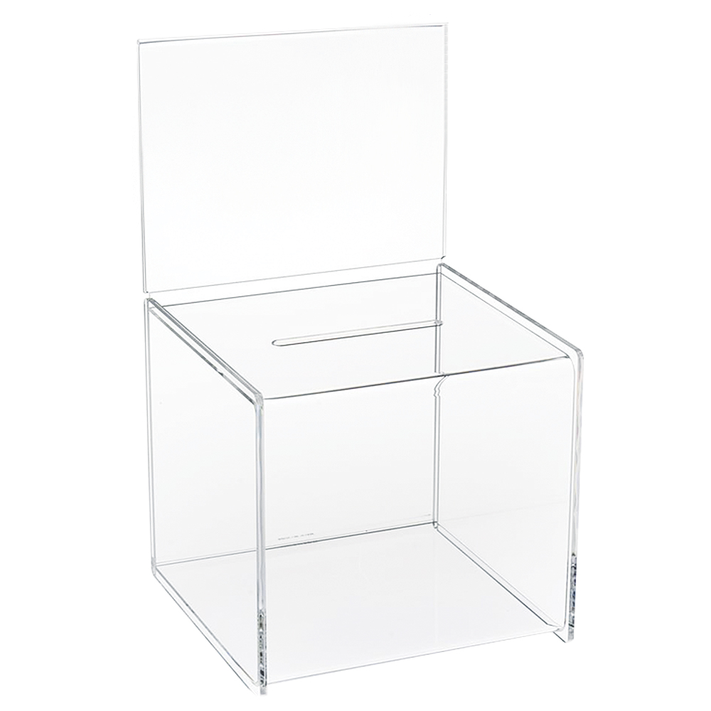 Acrylic Ballot Box (color may not be as shown) | Okanagan Bag & Box