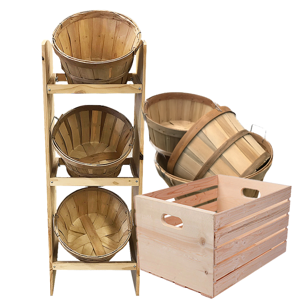 Wood Displays & Crates - Okanagan Bag & Box