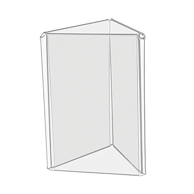 3-Sided Countertop Menu Holder 4 x 6" | Okanagan Bag & Box