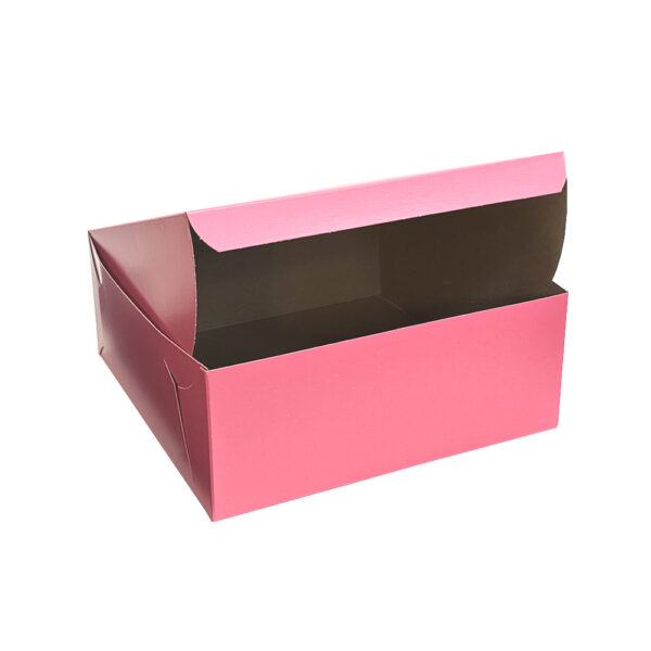 Pink Bakery Boxes 6 Cupcake 10 x 10 x 4" | Okanagan Bag & Box